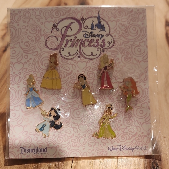 Disney | Accessories | Disney Princess Enamel Pin Set Multicolor | Poshmark